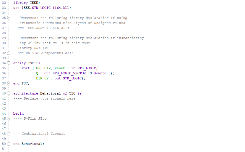 Complete VHDL code for DDD (Decimal Decoder), | Chegg.com
