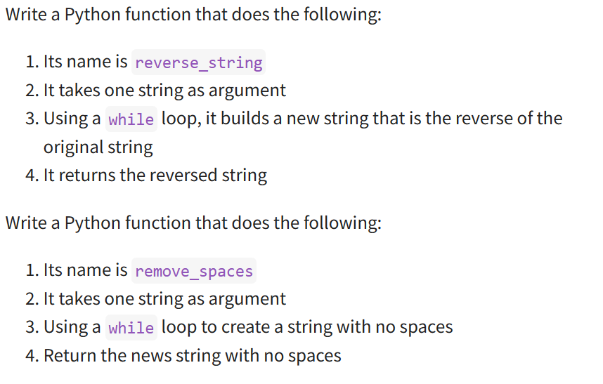 Solved Write A Python Function That Does The Following 1