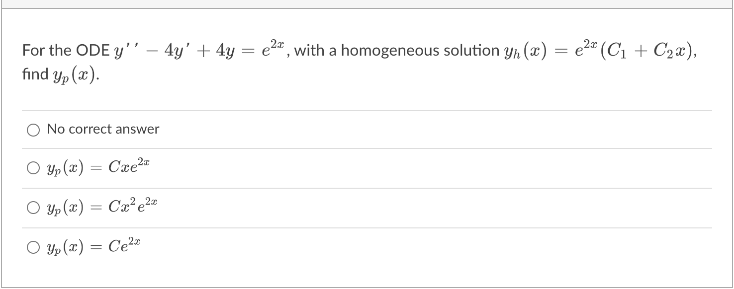 Solved = The general solution of a nonhomogeneous ODE y' + | Chegg.com