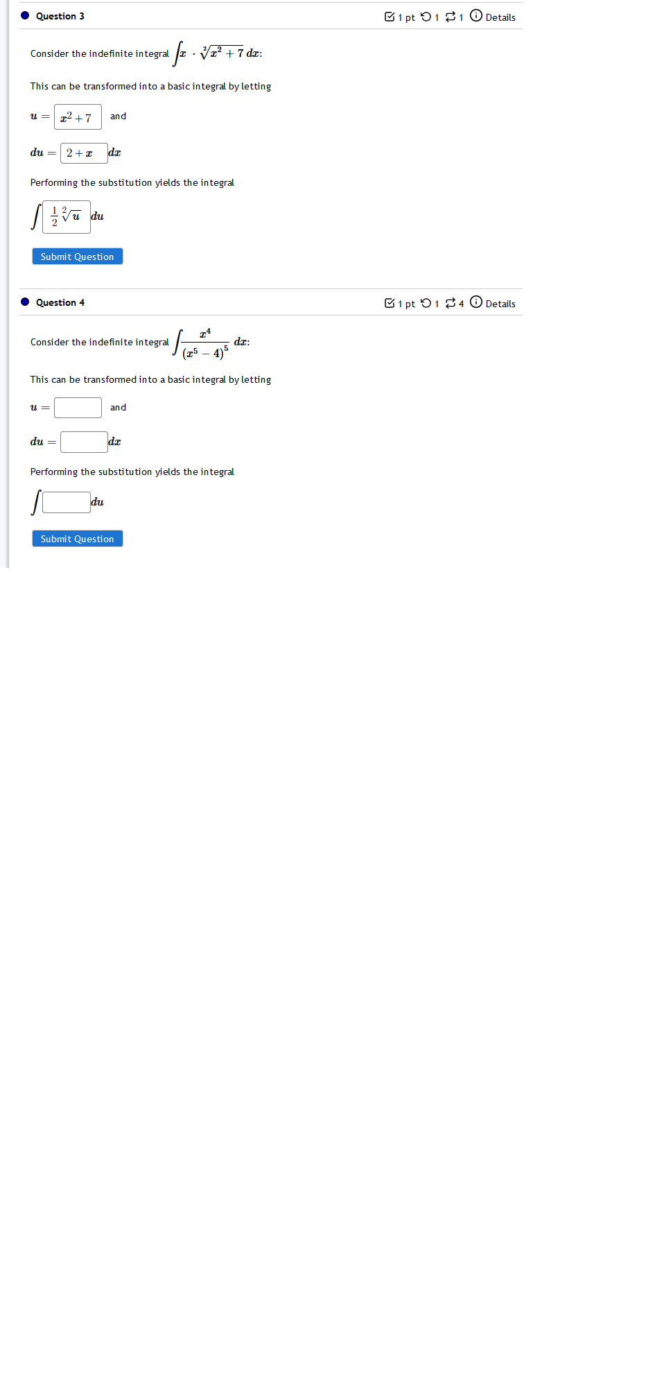 Solved Can someone double check my work it said it was wrong | Chegg.com