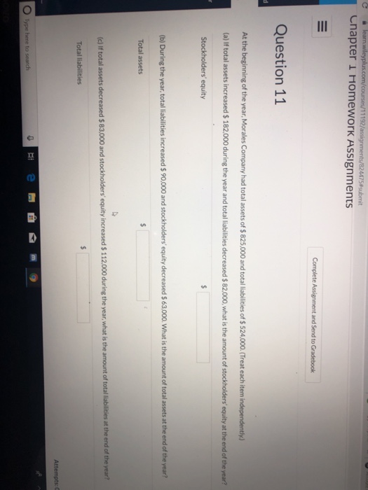 Solved cnapter i Homework Assignments Question 11 At the | Chegg.com Solved cnapter i Homework Assignments Question 11 At the | Chegg.com