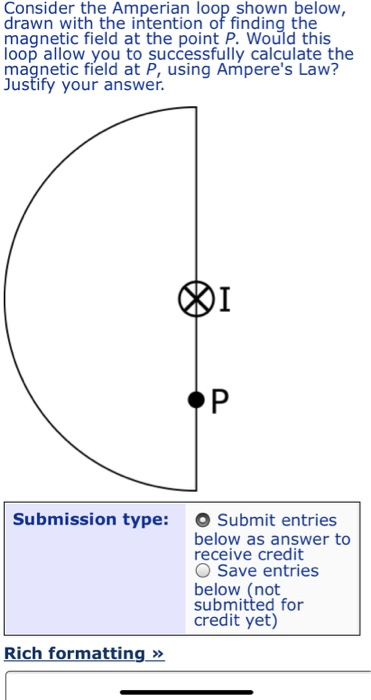 Solved Consider the Amperian loop shown beloW drawn with the | Chegg.com