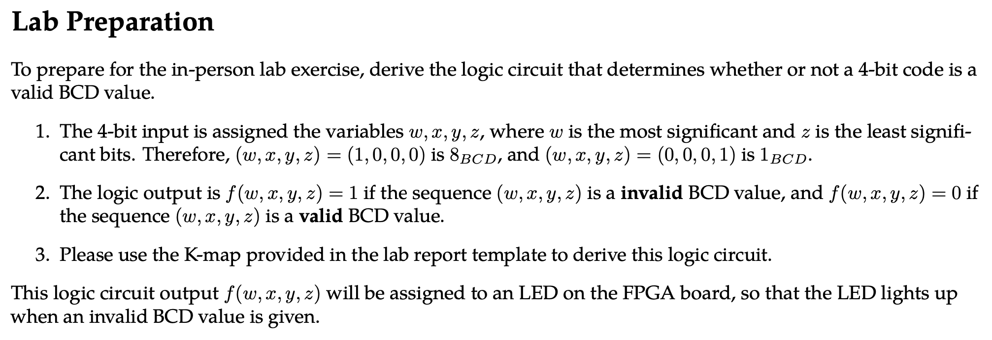 Solved Lab Preparation To prepare for the in-person lab | Chegg.com