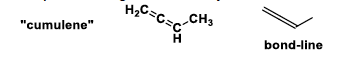 Solved One uncommon isomer of C4H6 called a “cumulene” is | Chegg.com