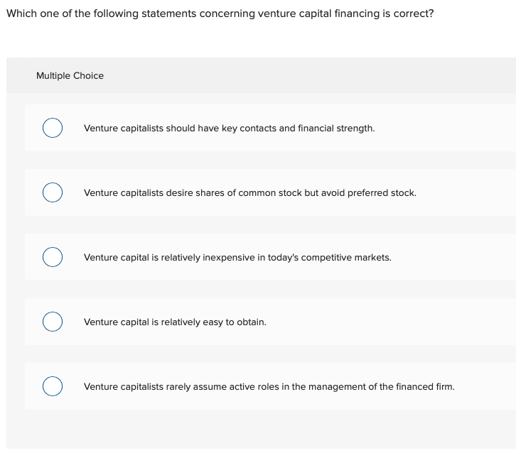 Solved Which one of the following statements concerning | Chegg.com