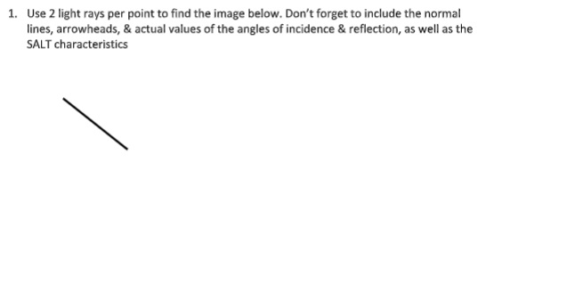 Solved assume incident rays are coming from light source | Chegg.com