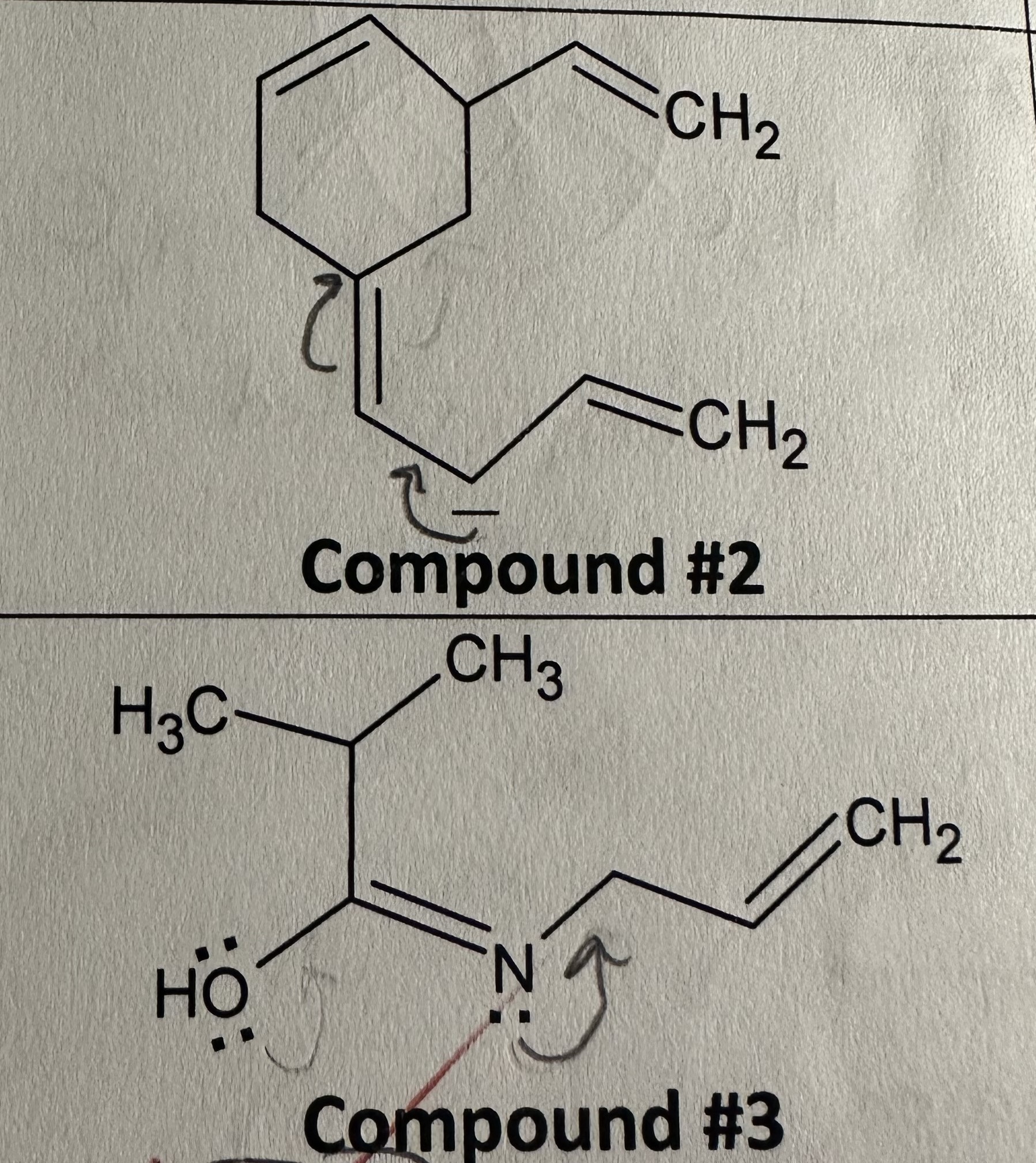 Solved Compound \#2 Compound \#3 | Chegg.com