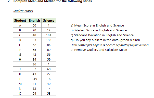 Solved Compute Mean and Median for the following series | Chegg.com Solved Compute Mean and Median for the following series | Chegg.com