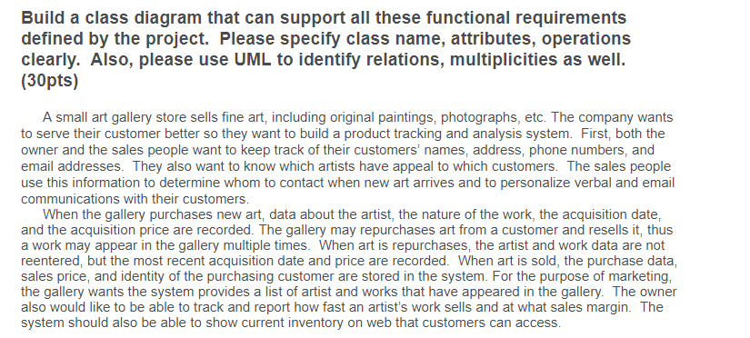 Solved Need help with Software Engineering. Using this | Chegg.com