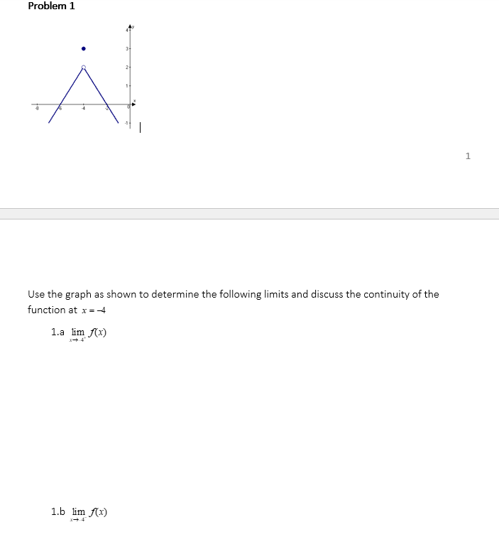 Solved Problem 1 Use the graph as shown to determine the | Chegg.com