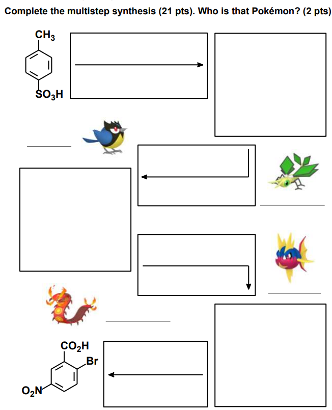 Solved Complete the multistep synthesis (21 pts). Who is | Chegg.com