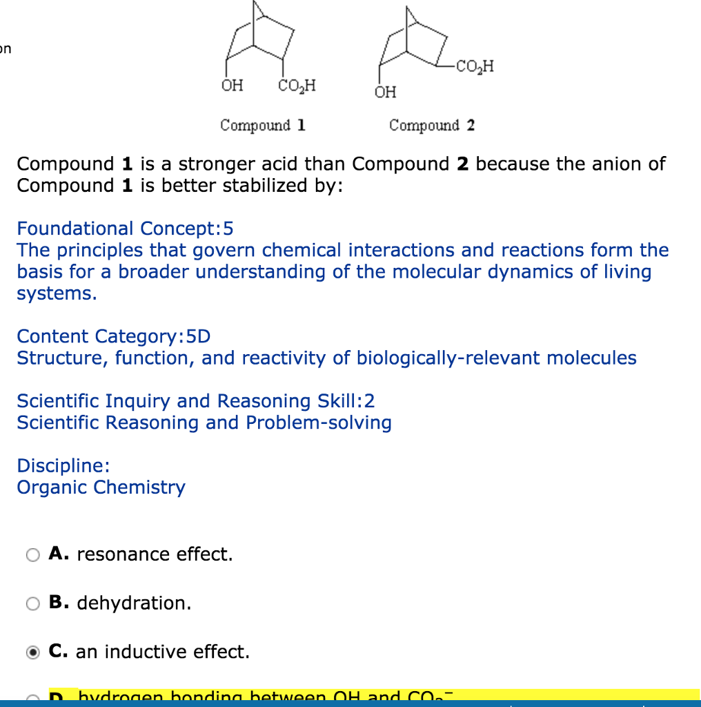 Solved CO2H OH CO2H он Compound 1 Compound2 Compound 1 is a | Chegg.com