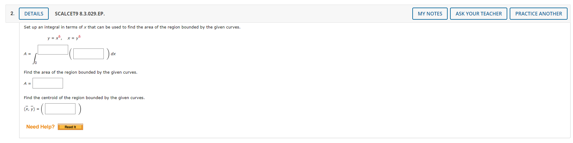 Solved 2. DETAILS SCALCET9 8.3.029.EP. MY NOTES ASK YOUR | Chegg.com