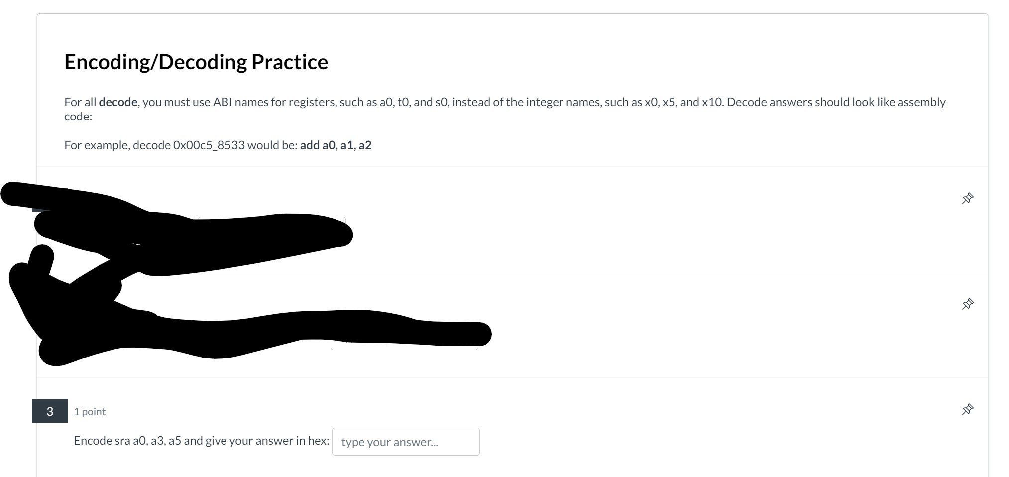 Solved Encoding/Decoding PracticeFor all decode, you must | Chegg.com