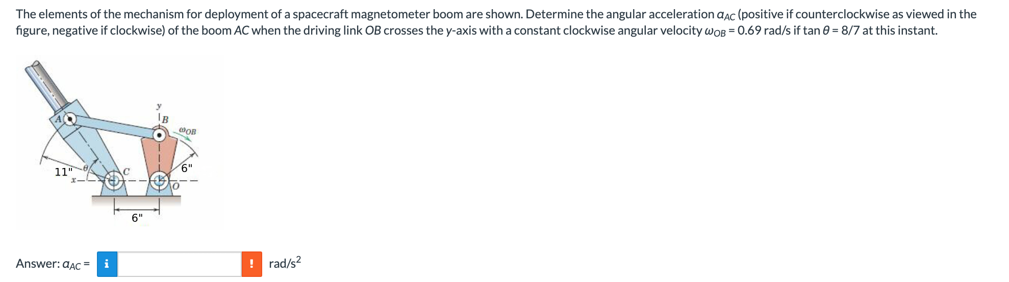Solved The elements of the mechanism for deployment of a | Chegg.com