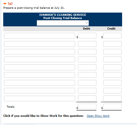 Solved Problem 4-05A a-9 (Part Level Submission) (Video) | Chegg.com