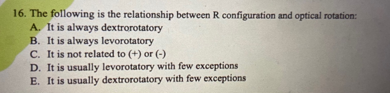 Solved 16. The following is the relationship between R | Chegg.com