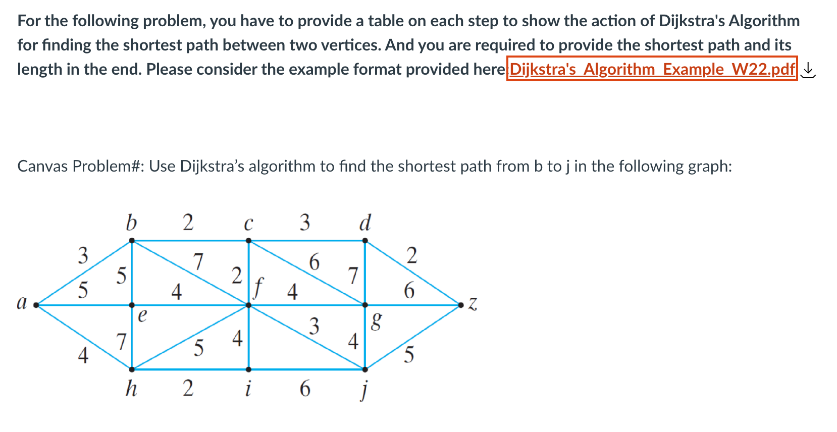 Solved For the following problem, you have to provide a | Chegg.com