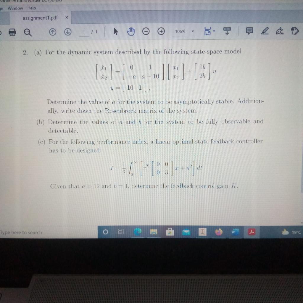 Solved Adobe Acrobat Reader by an Window Help X | Chegg.com