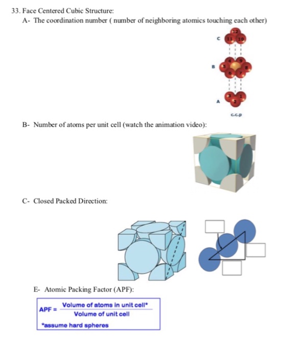 Solved SECTION B-SHOW YOUR WORK 30. Draw the crystal | Chegg.com