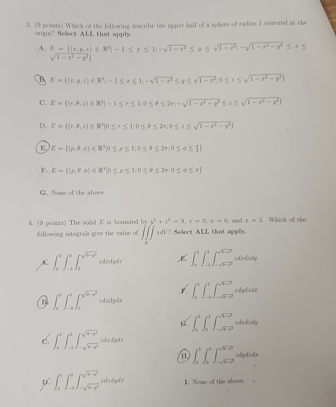 Solved Answers circled are the correct answers. Please show | Chegg.com