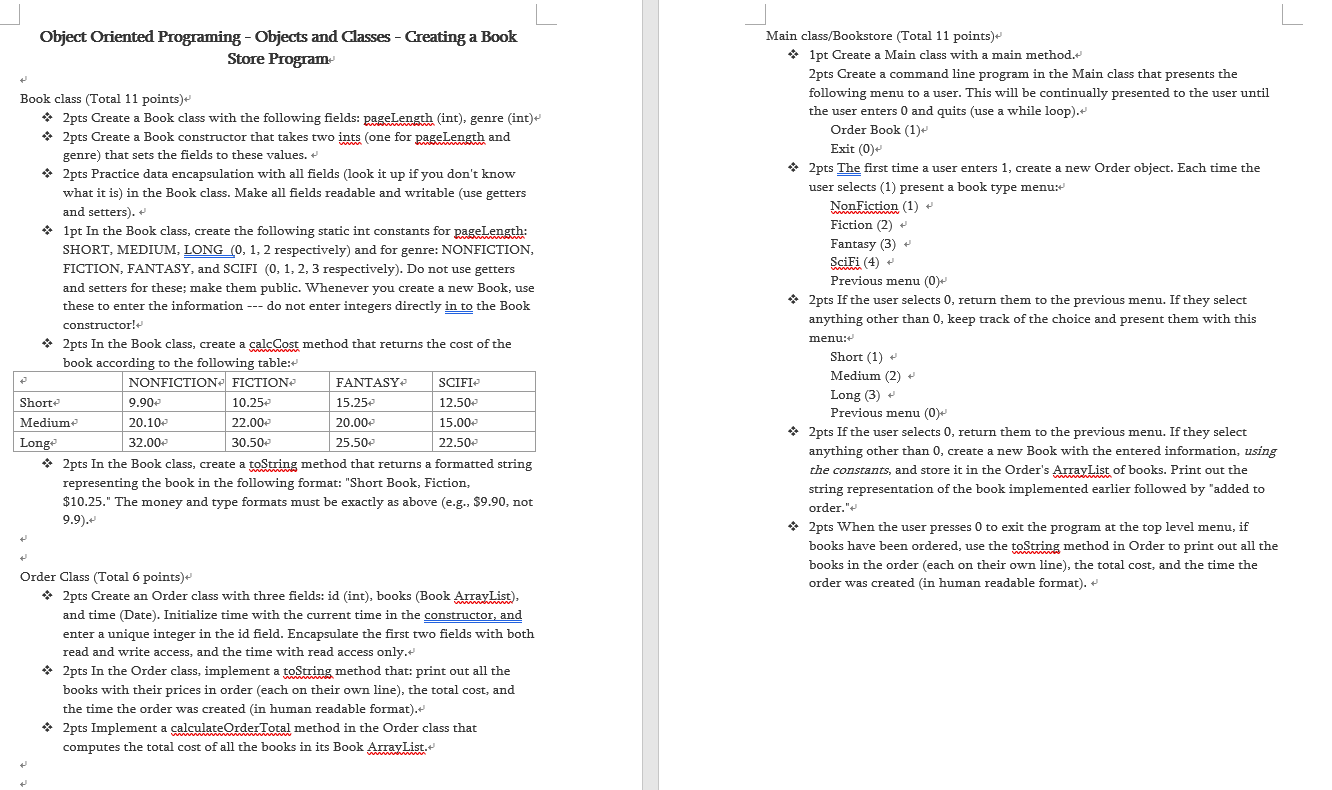 Solved Object Oriented Programing Objects And Classes