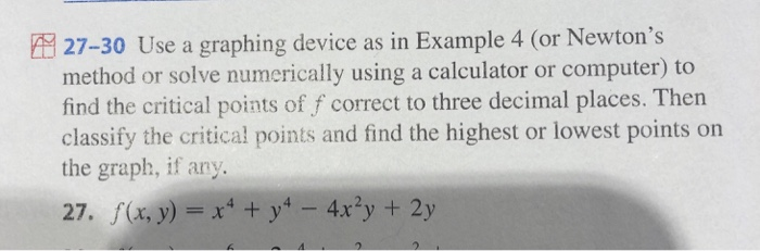 Solved 27-30 Use a graphing device as in Example 4 (or | Chegg.com