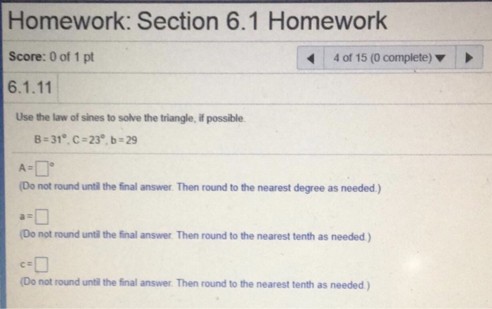 Solved Homework Section 6 1 Homework Score 0 Of 1 Pt 4 Of