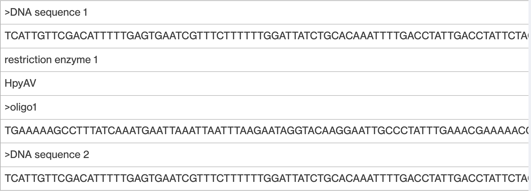 Solved “DNA sequence 1” is a section of the genome of a | Chegg.com