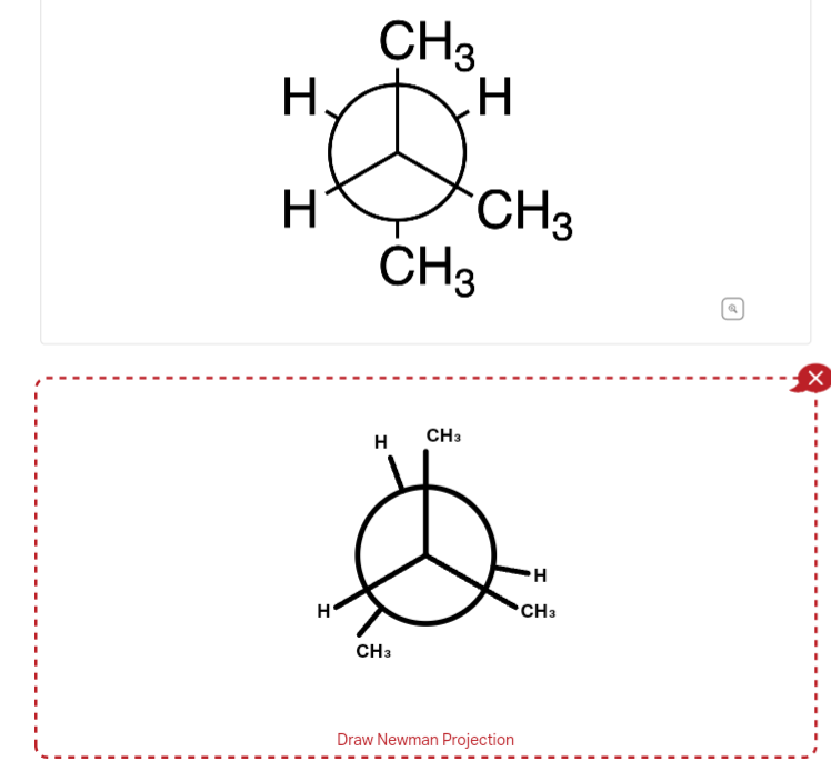 Solved Starting from the Newman projection below, rotate the | Chegg.com