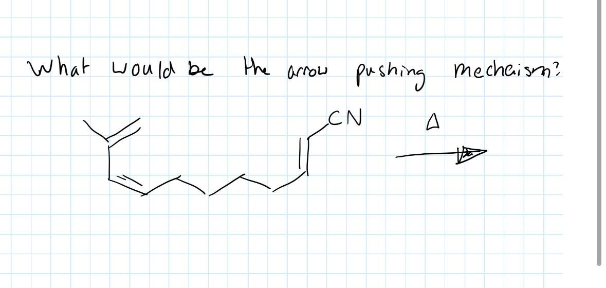 Solved What would be the arrow pushing mechaism? | Chegg.com