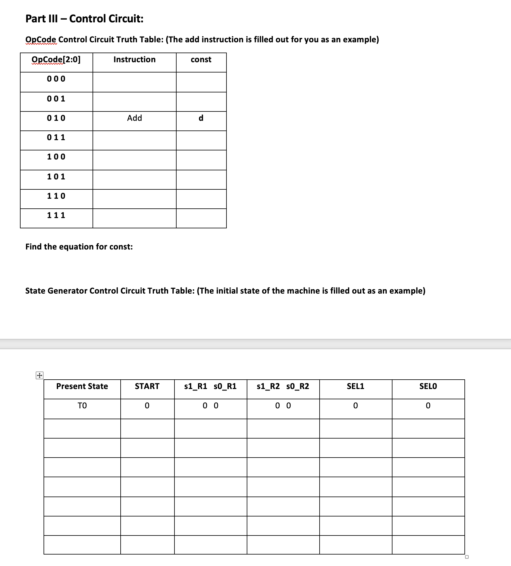 Solved Design of Arithmetic Processing Unit Part I - | Chegg.com