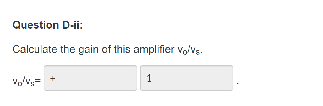 Solved Question D: For the following Op Amp, R1=1K ohms | Chegg.com