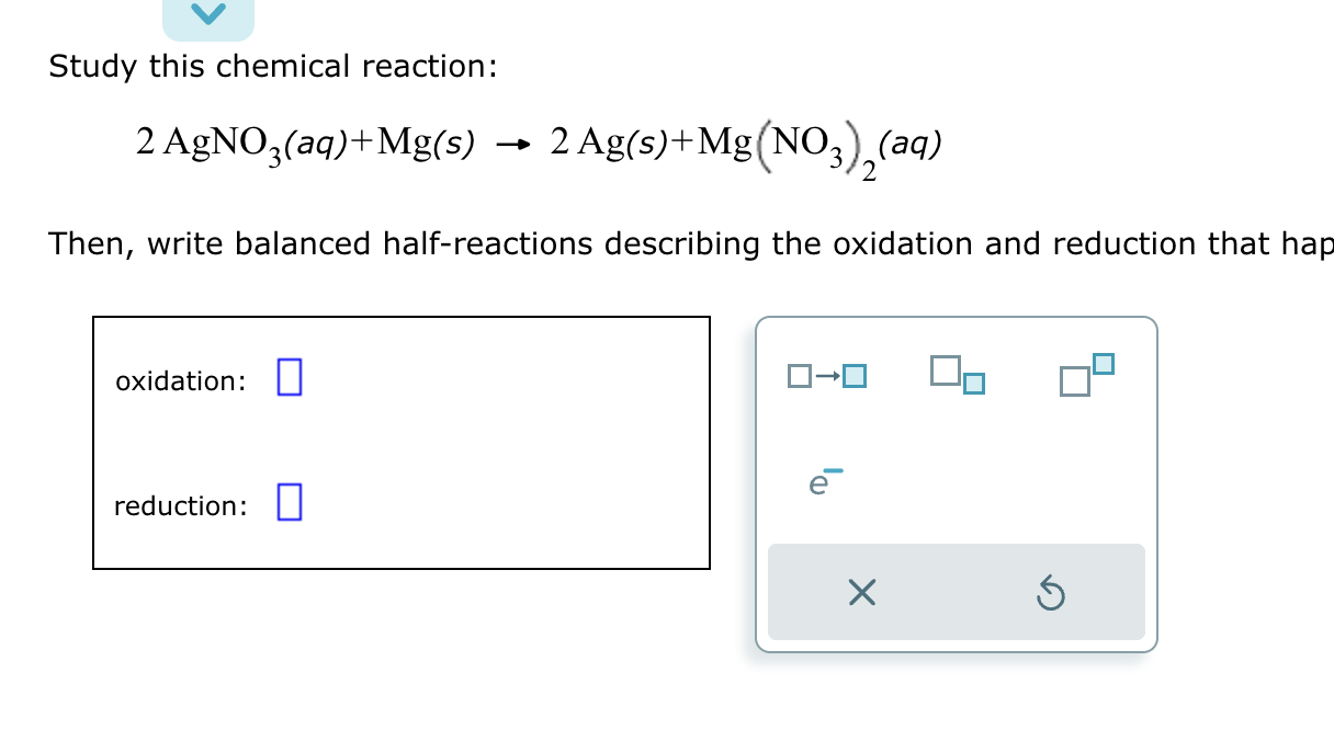 Solved Study this chemical reaction: | Chegg.com