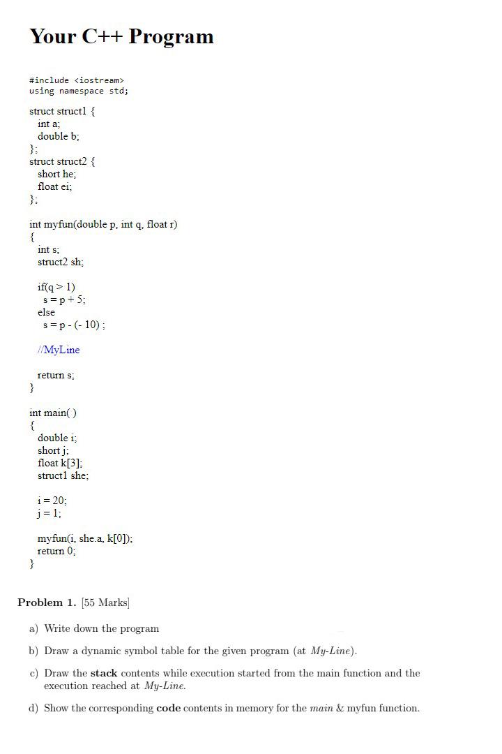 Solved Your C++ Program #include using namespace std; | Chegg.com