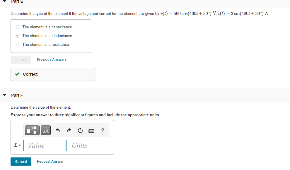 Solved P 5.35 A certain circuit element is known to be a | Chegg.com