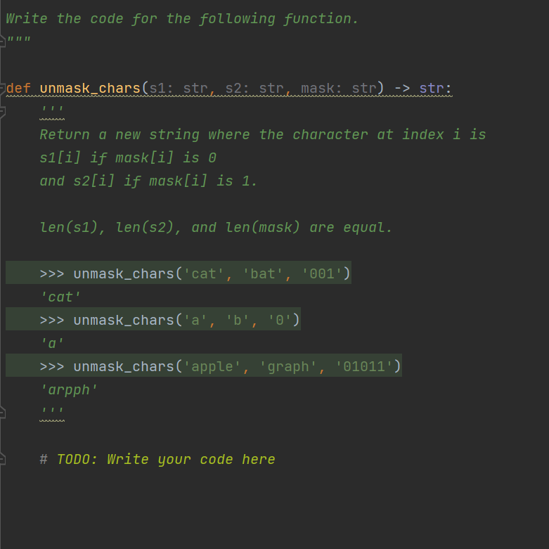 Solved Write the code for the following function. def | Chegg.com