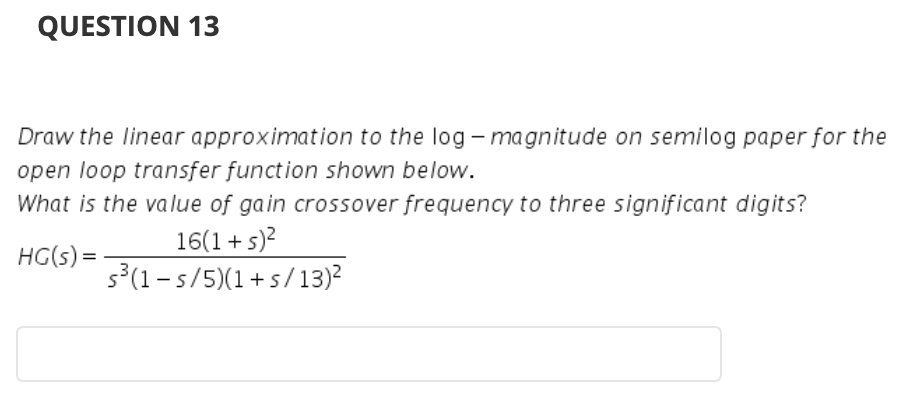 Solved QUESTION 13 Draw the linear approximation to the log | Chegg.com