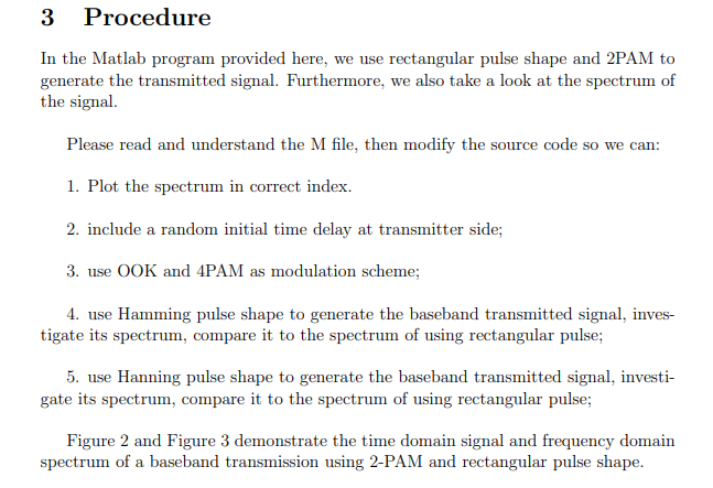 3 Procedure In The Matlab Program Provided Here We 
