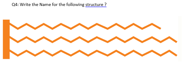Solved Q4: Write the Name for the following structure? | Chegg.com