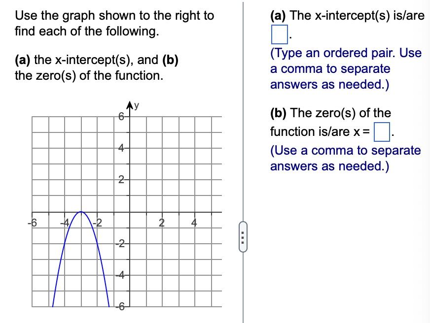 Solved \begin{tabular}{l|l} Use the graph shown to the right | Chegg.com