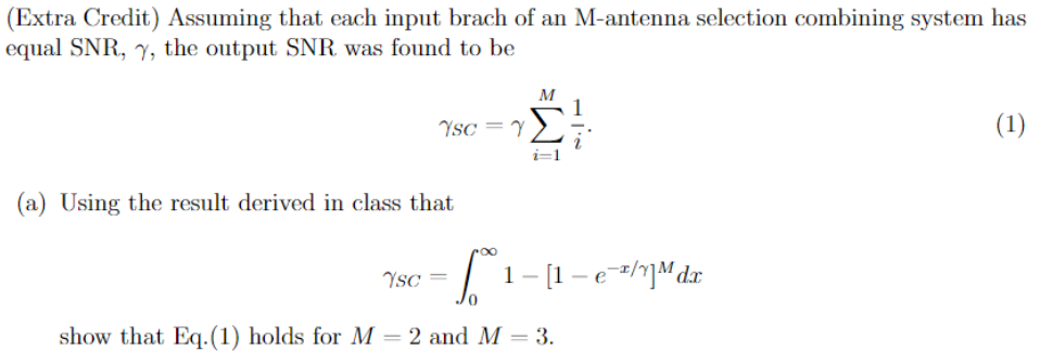 Solved (Extra Credit) Assuming that each input brach of an | Chegg.com