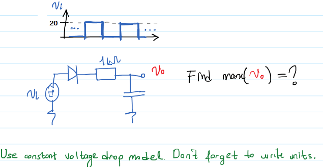 Solved Ni 20 tar Vo Find man(Vo) =? Vi Use constant voltage | Chegg.com