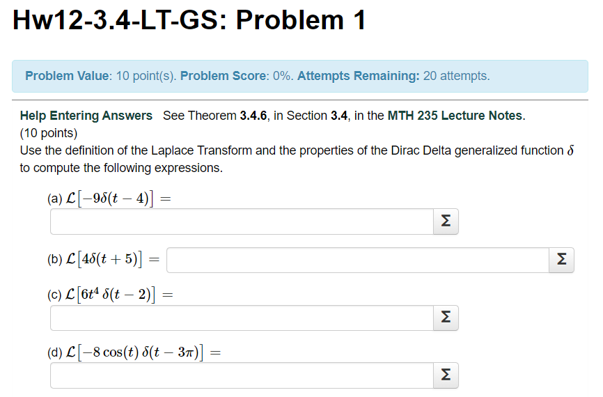 Solved Hw12-3.4-LT-GS: Problem 1 Problem Value: 10 point(s). | Chegg.com Solved Hw12-3.4-LT-GS: Problem 1 Problem Value: 10 point(s). | Chegg.com