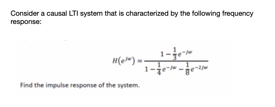 Solved Consider a causal LTI system that is characterized by | Chegg.com