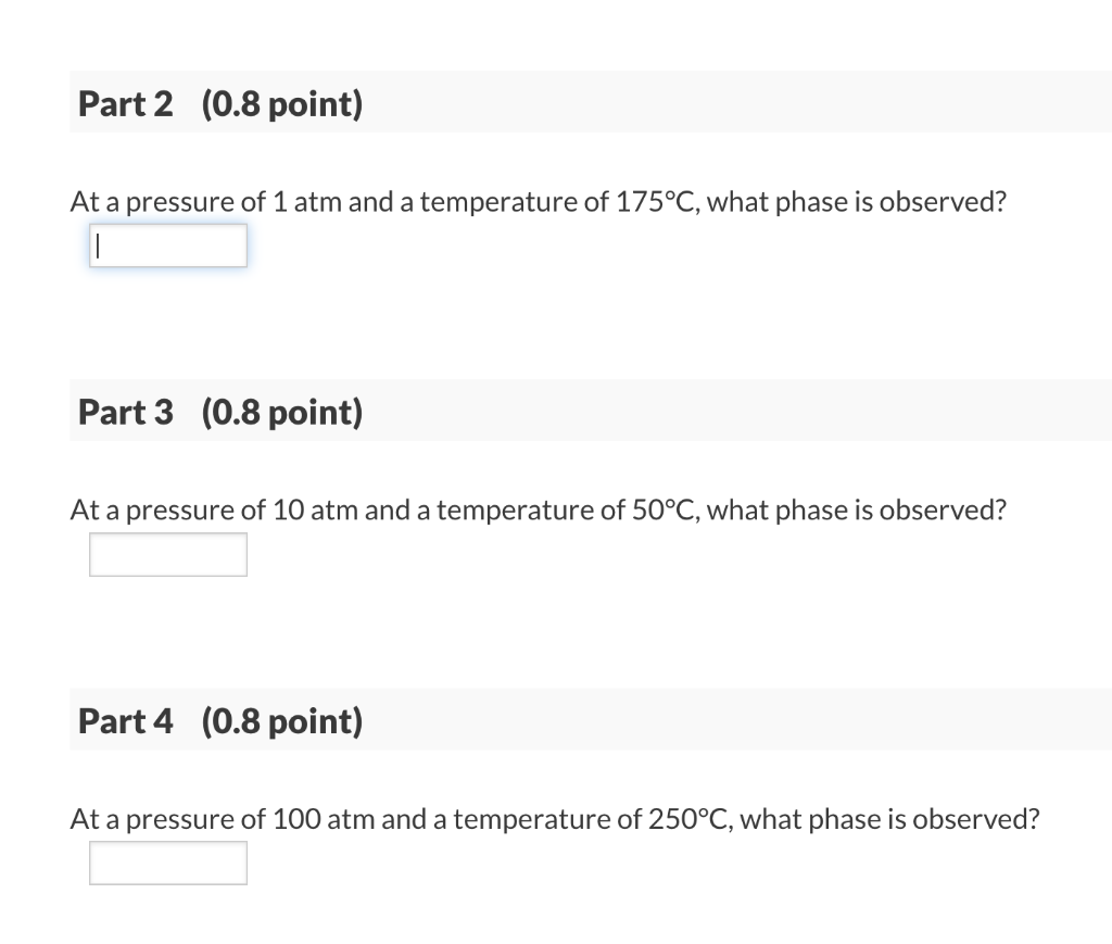 Solved A phase diagram for component X is shown. Use the | Chegg.com