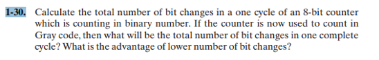 Solved 1-30. Calculate the total number of bit changes in a | Chegg.com