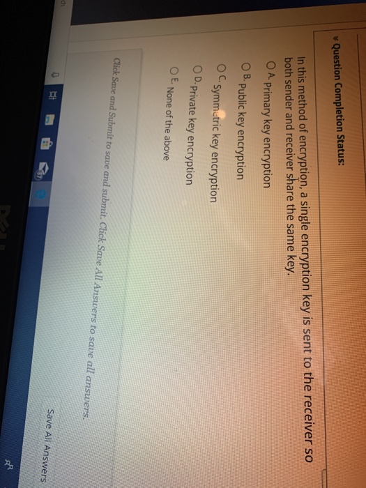 Solved Question Completion Status: In this method of | Chegg.com