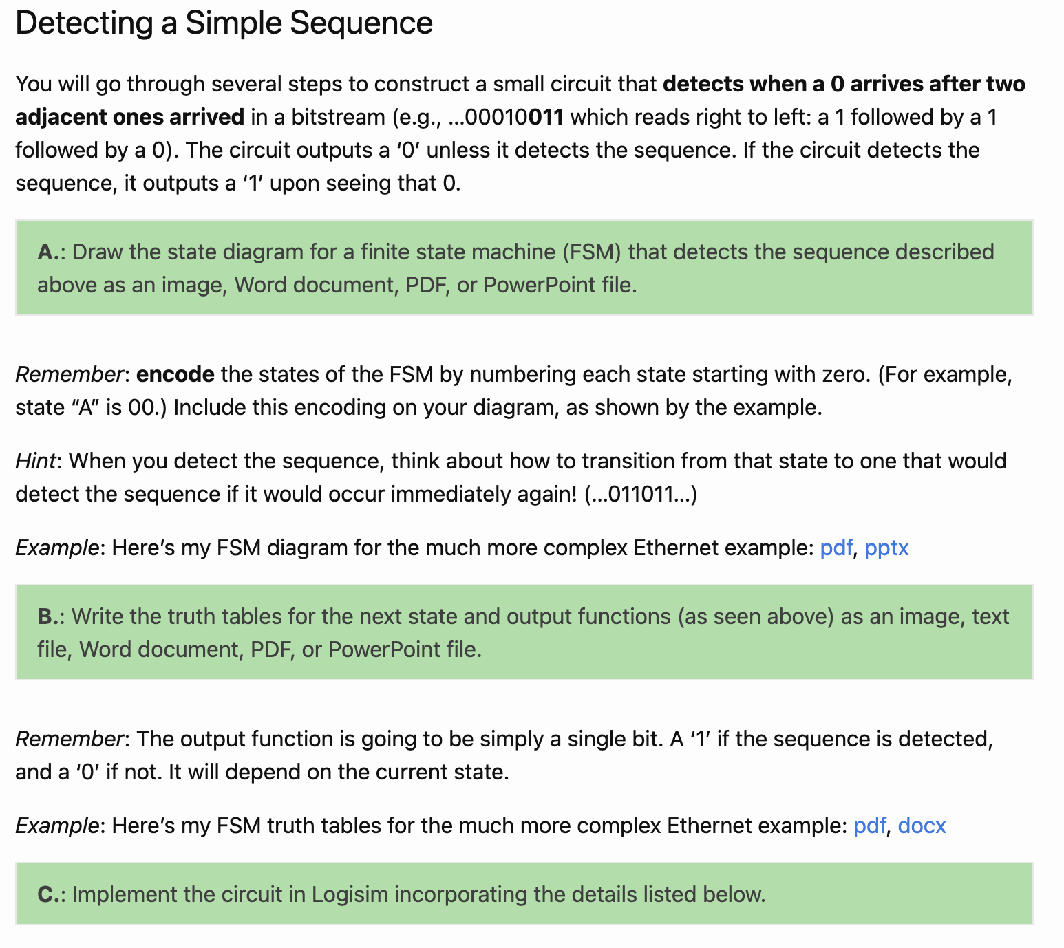 Solved Detecting a Simple Sequence You will go through | Chegg.com