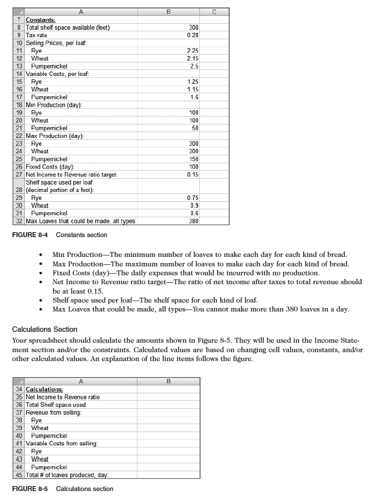 Use the following Excel sheet as the skeleton for the | Chegg.com